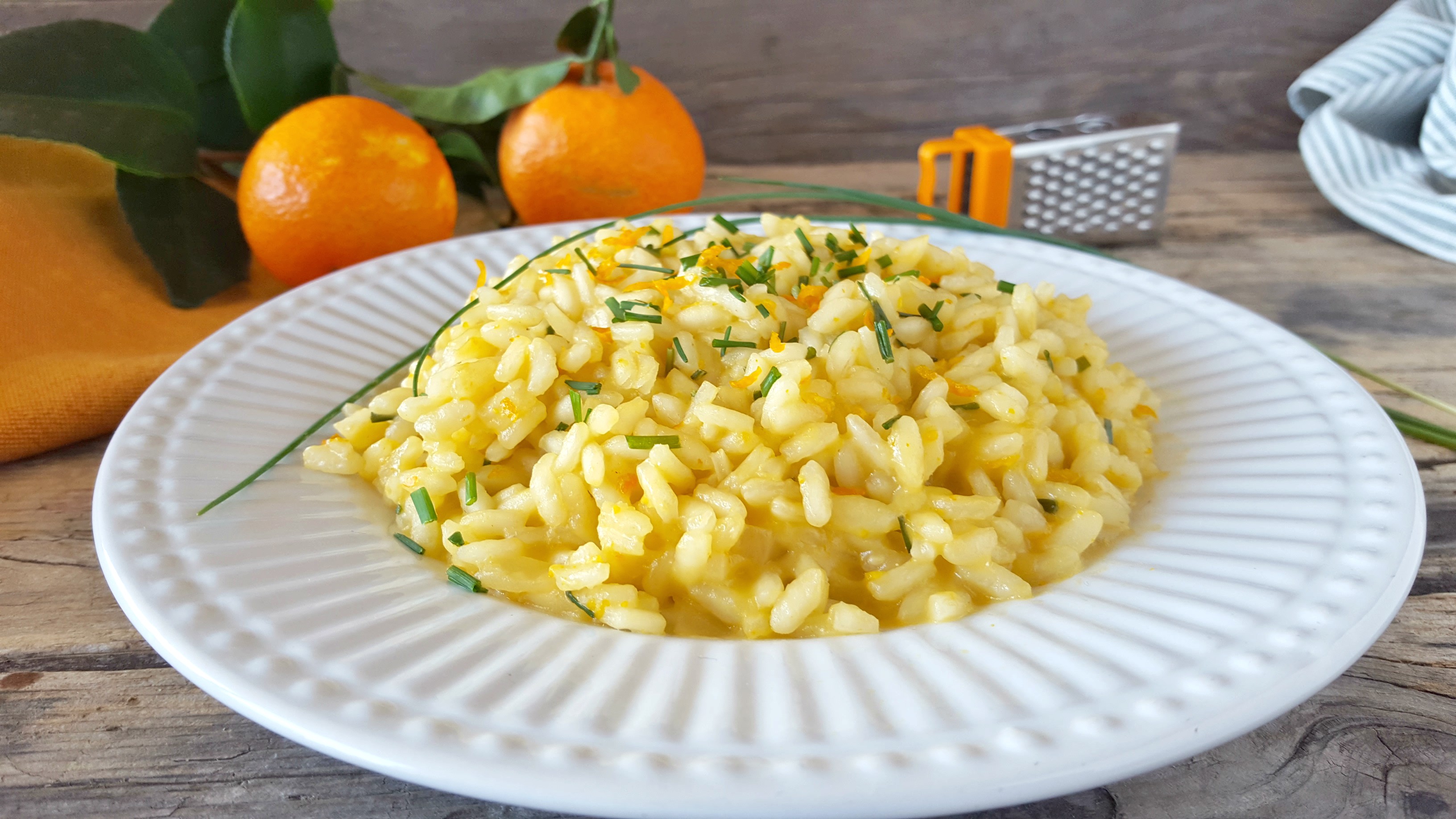 Risotto al mandarino cremoso e profumatissimo - IL MONDO DI ADRY