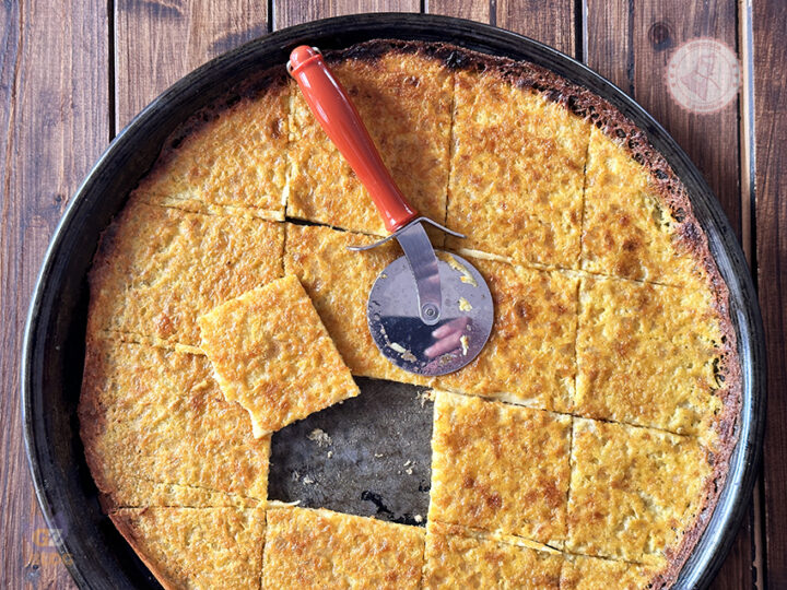 FARINATA GENOVESE ricetta perfetta solo farina di ceci e acqua