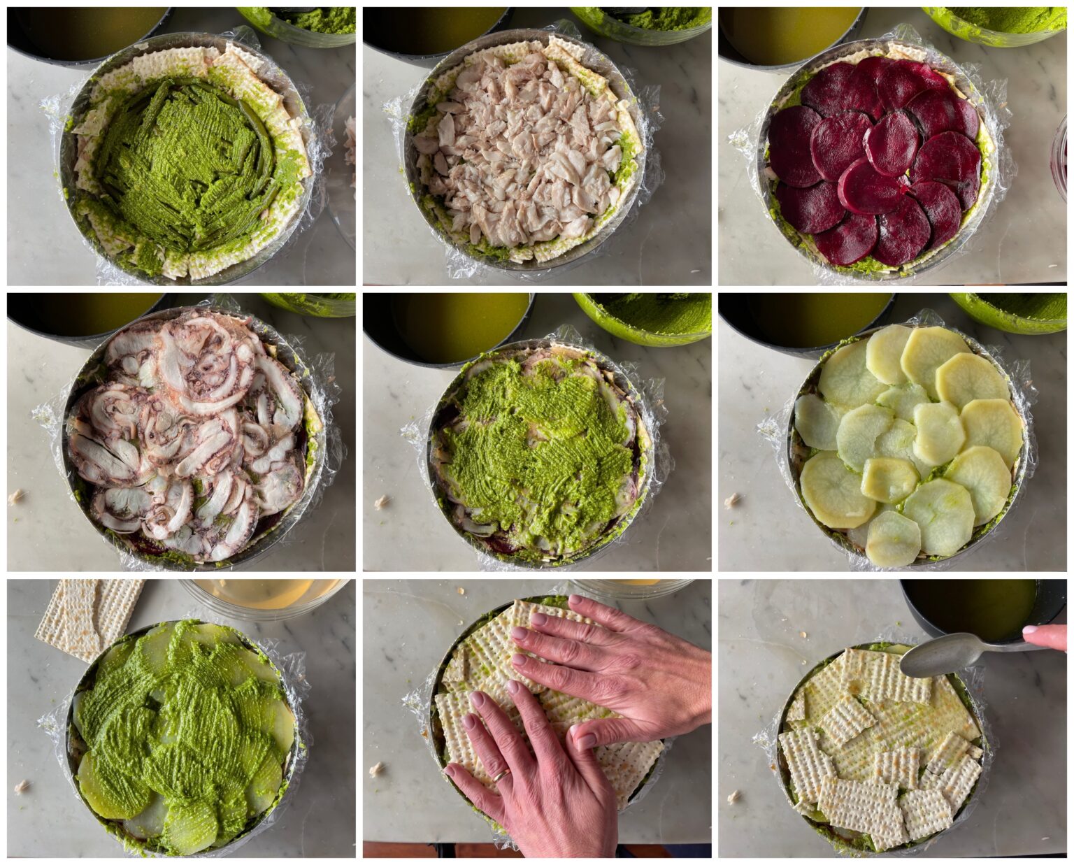 CAPPON MAGRO ricetta scenografica genovese con