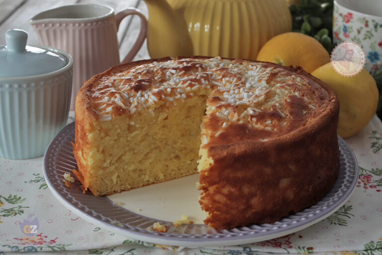 TORTA RICOTTA E LIMONE ricetta senza burro e senza olio