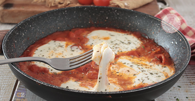 MOZZARELLA ALLA PIZZAIOLA ricetta secondo piatto facile