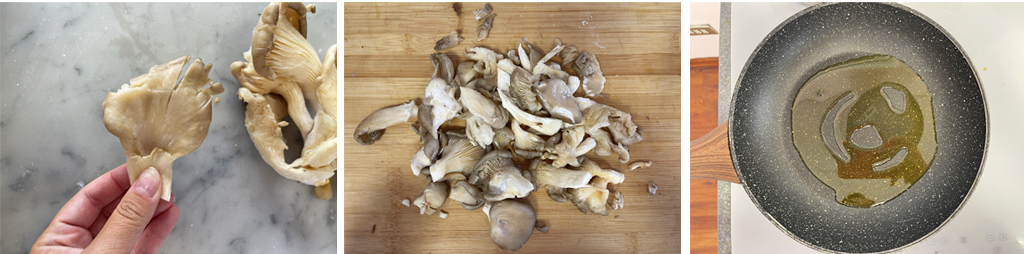 FUNGHI PLEUROTUS IN PADELLA orecchio di elefante ricetta base