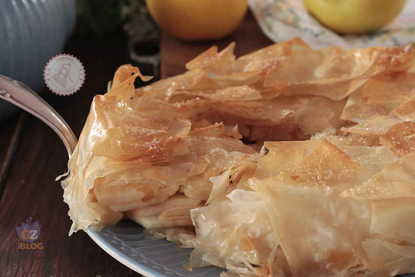 TORTA DI MELE CON PASTA FILLO ricetta facile