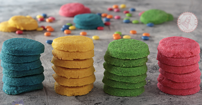 BISCOTTI COLORATI per Carnevale ricetta pasta frolla perfetta
