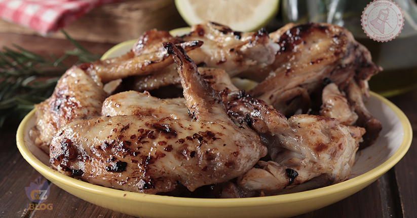 ALI DI POLLO IN padella con limone ricetta facile economica