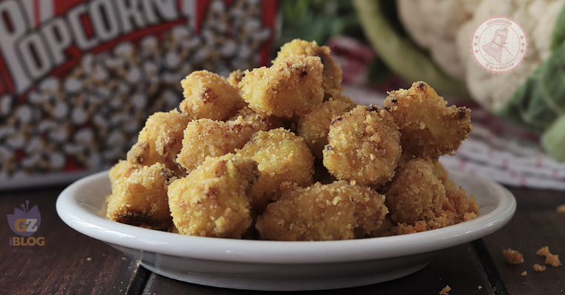 POPCORN DI CAVOLFIORE ricetta contorno o antipasto sano con le verdure