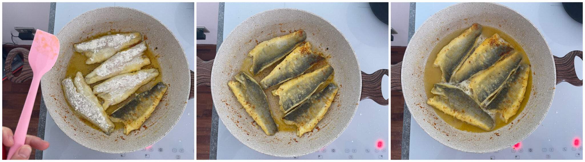 Filetti di branzino alla mediterranea con pesce fresco o surgelato