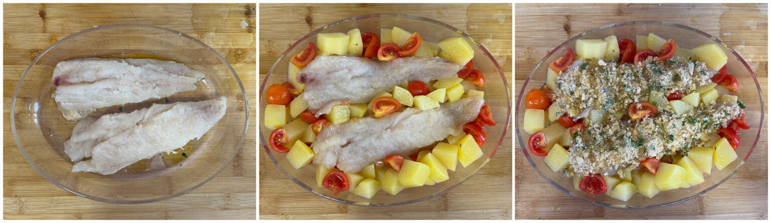 Merluzzo al forno con patate fresco o surgelato ricetta veloce