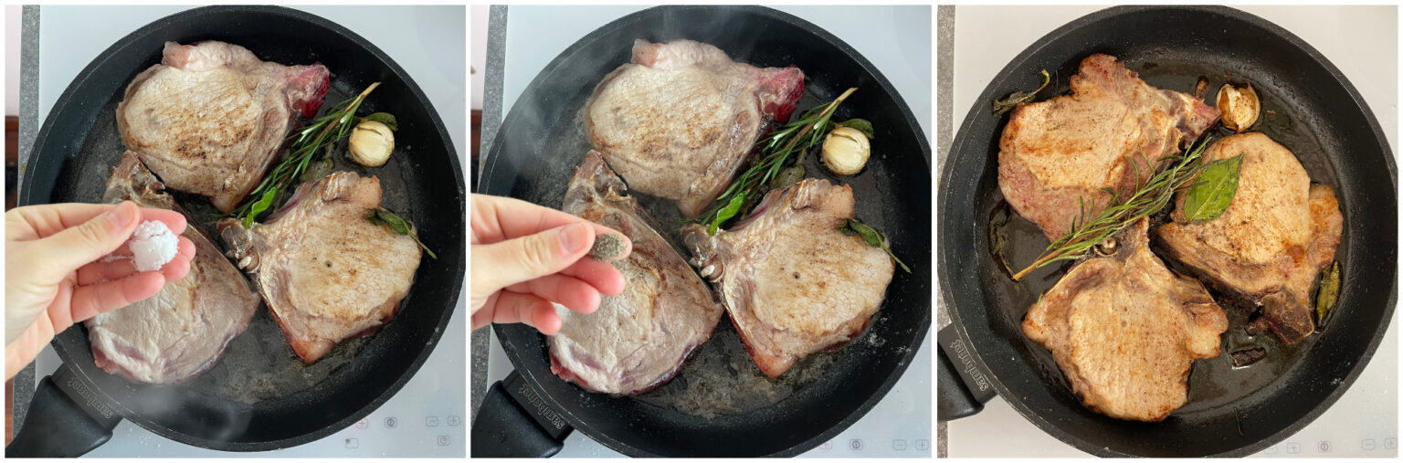 Braciole di maiale in padella morbidissime ricetta con erbe aromatiche