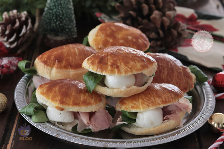 Conchiglie di pasta sfoglia ricetta antipasto facile scenografico Natale