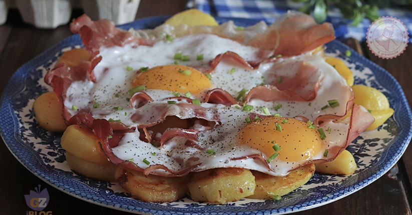 Uova alla Tirolese ricetta secondo piatto facile tipico del Tirolo
