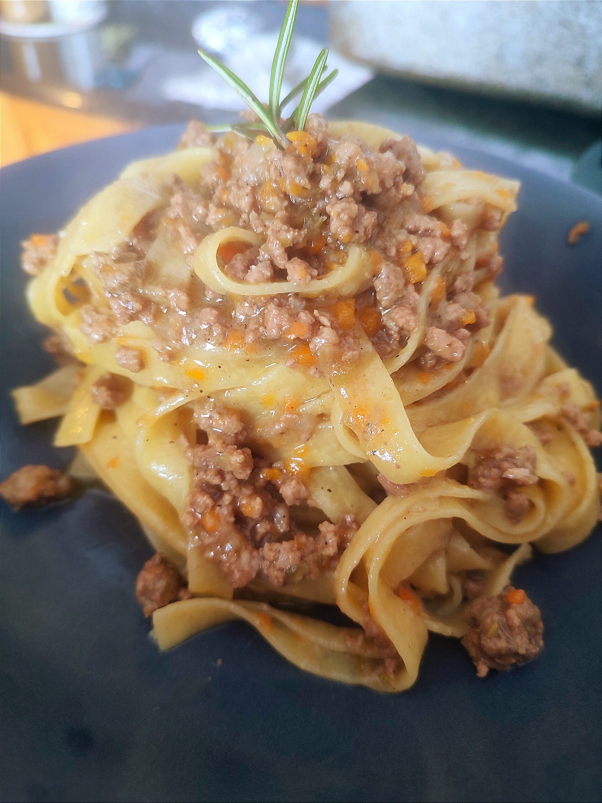 le mie ricette-Tagliatelle al ragù bianco - CUCINO E MAGNO