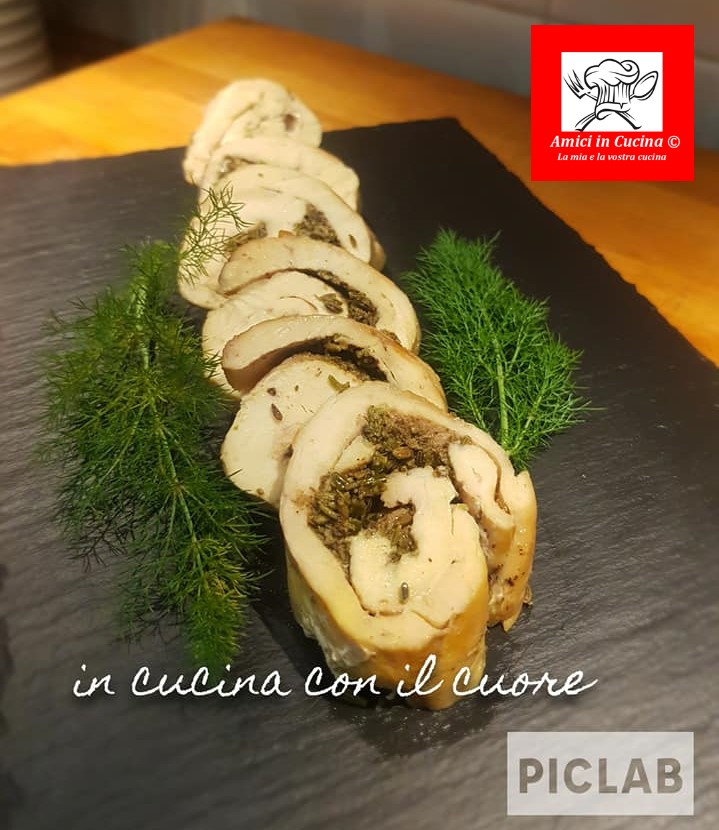 Petto di pollo porchettato - Amici in cucina