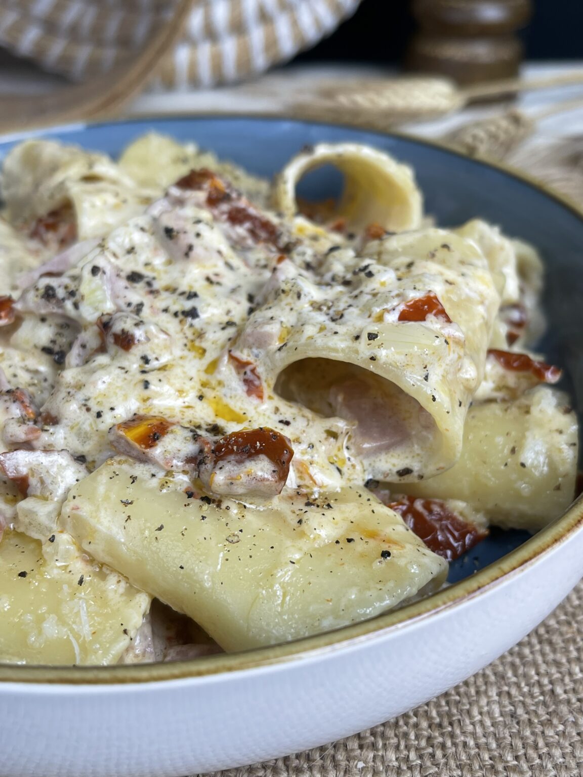 PACCHERI CON MORTADELLA - le ricette angelasurano80