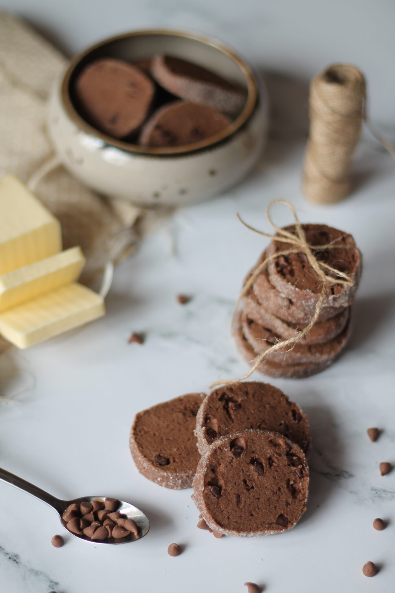 Biscotti al burro salato & cioccolato - L'angolo goloso di Evelyn