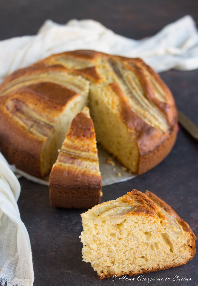 TORTA DI BANANE SOFFICE| Anna Creazioni in Cucina