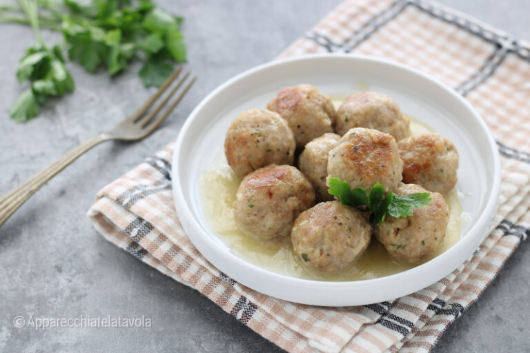 POLPETTE AL VINO BIANCO IN PADELLA - Ricetta veloce e facile