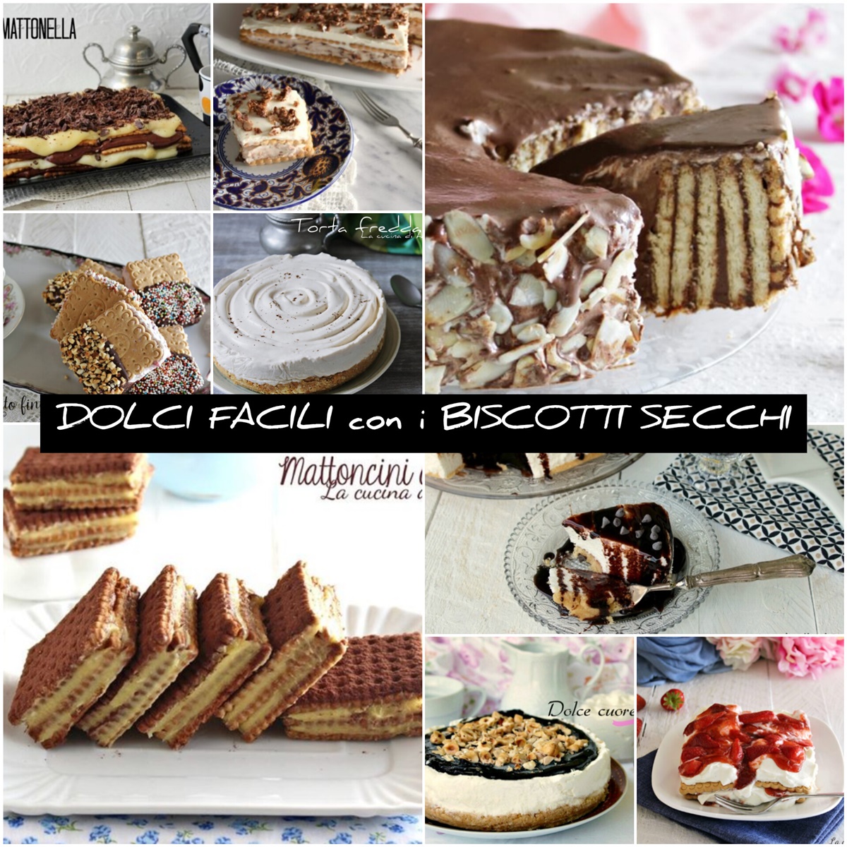 Dolci facili con i biscotti secchi raccolta RICETTE | La cucina di ASI