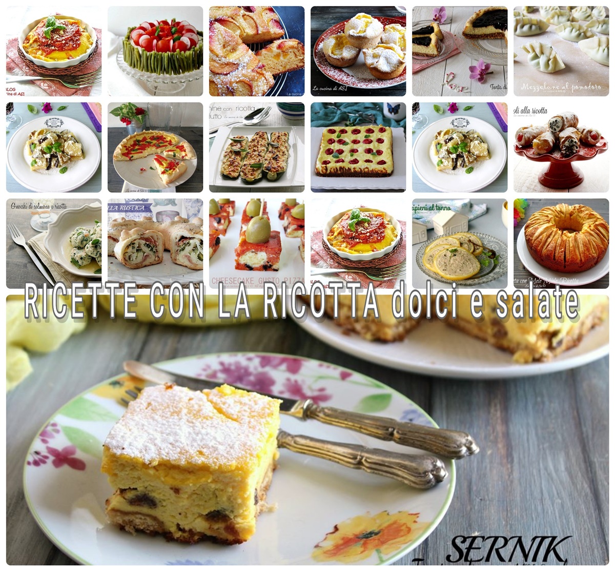 ricette con la ricotta raccolta ricette dolci e salate |La cucina di ASI