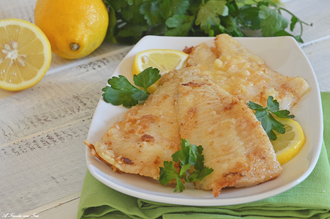 SOGLIOLA Platessa in PADELLA con verdure - A Tavola con Tea
