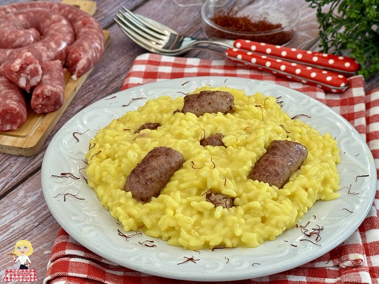 RISOTTO ZAFFERANO E SALSICCIA - A Tavola con Tea