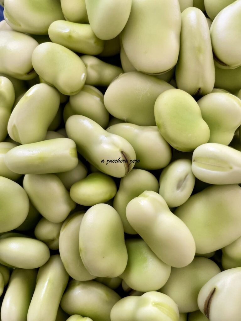 Fave fresche stufate pizzicate - a zucchero zero