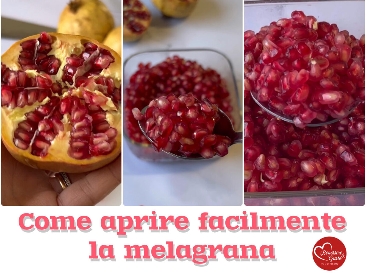 Come aprire il melograno facilmente senza sporcare