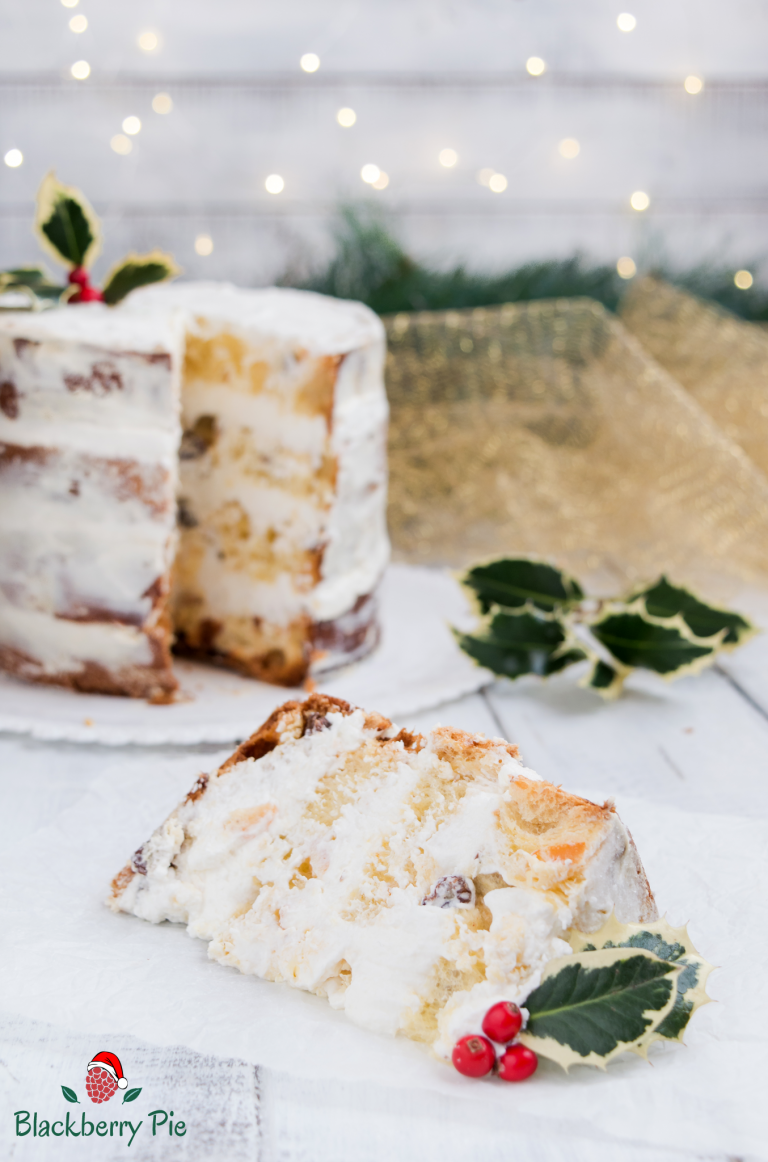 Panettone farcito con crema alla ricotta - Blackberry Pie