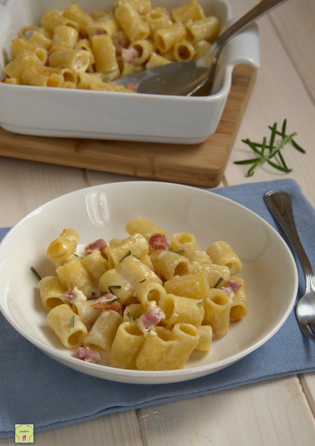 Pasta gratinata al taleggio, ricetta veloce