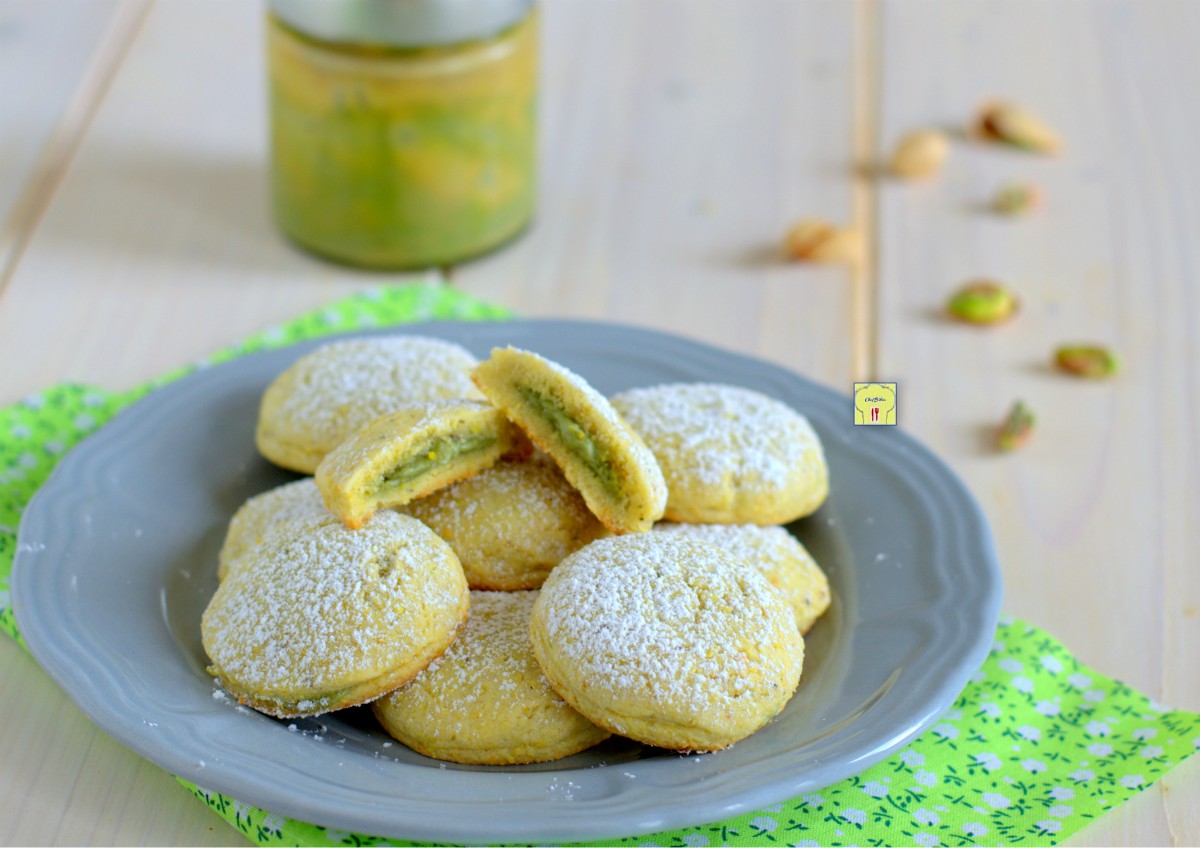 BISCOTTI RIPIENI AL PISTACCHIO irresistibili biscotti farciti facili