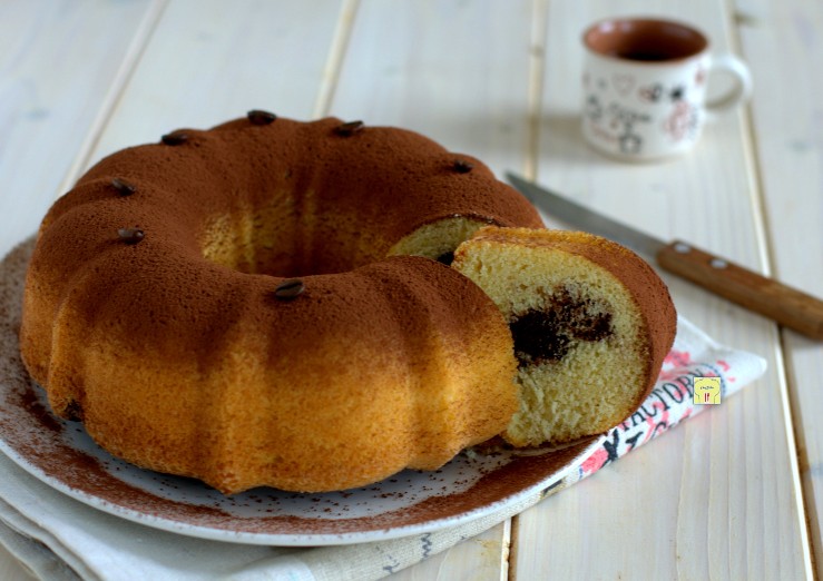 Ciambella Tiramisù golosa Torta da dispensa, facile e energetica