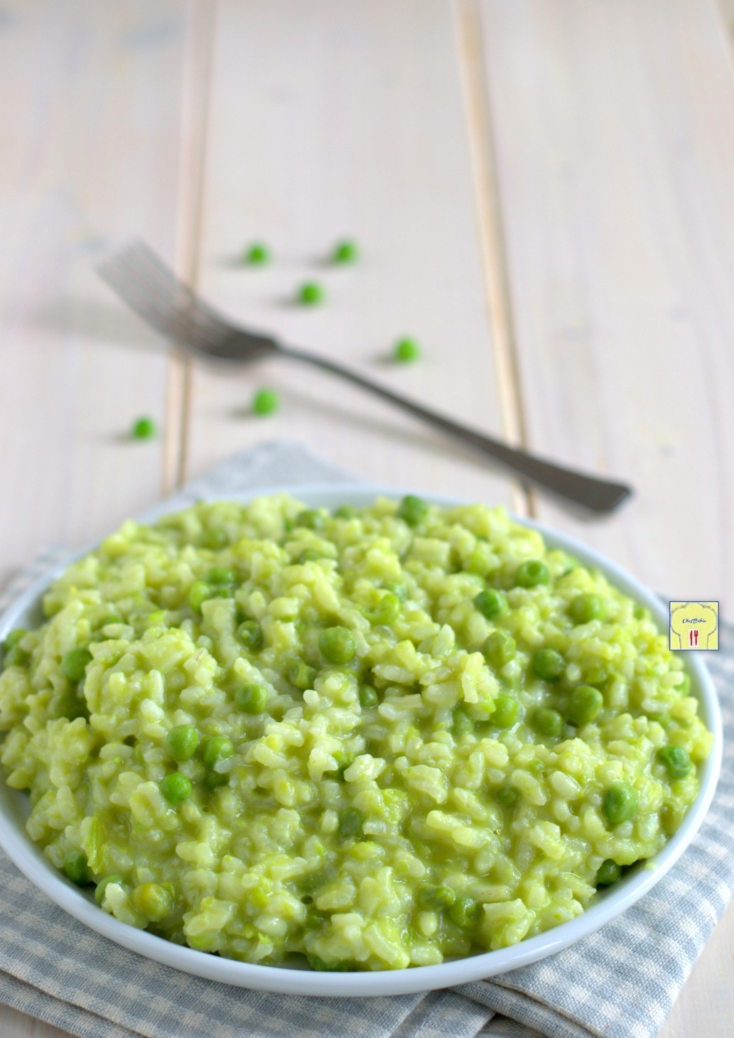 Risotto coi Piselli cremoso gustoso risotto facile pochi ingredienti