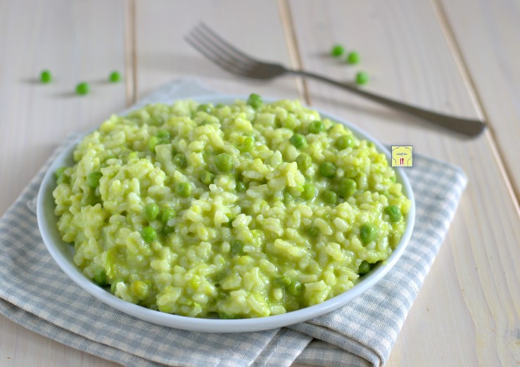 Risotto coi Piselli cremoso gustoso risotto facile pochi ingredienti