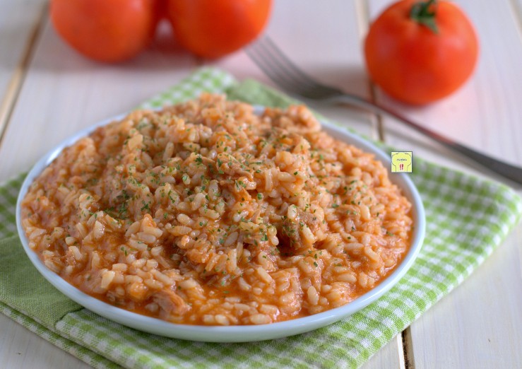 Risotto Tonno e Pomodoro sfizioso primo piatto ingredienti semplici