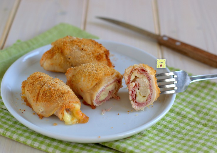 Involtini di Pollo al forno sfizioso secondo piatto senza uova