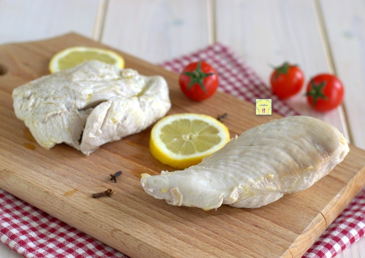 Petto di Pollo lesso preparazione base o secondo piatto leggero