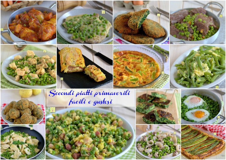 Secondi piatti primaverili facili e gustosi