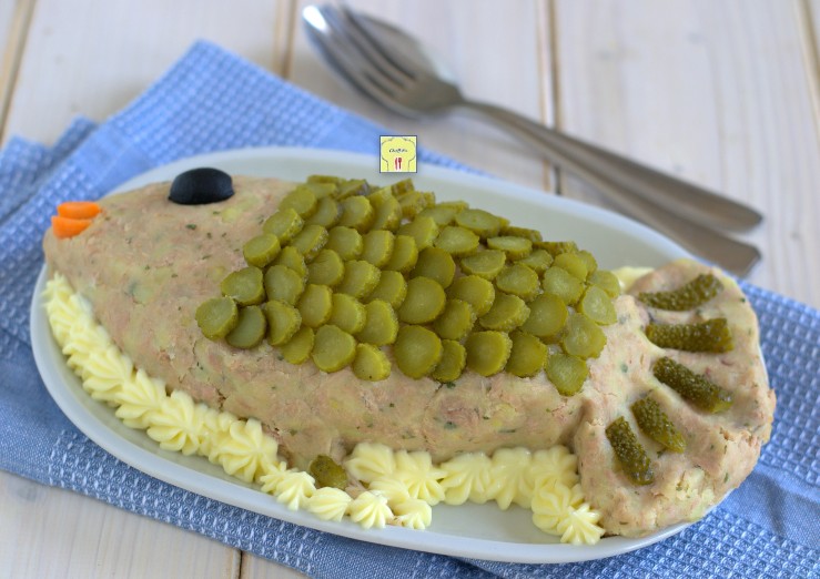 Pesce finto gustoso piatto freddo perfetto per l'estate facilissimo