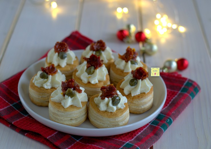 Vol au vent al Formaggio sfiziosi antipasti per le Feste facilissimi