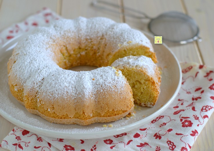 Ciambella alle Mandorle senza farina e senza lattosio torta facile