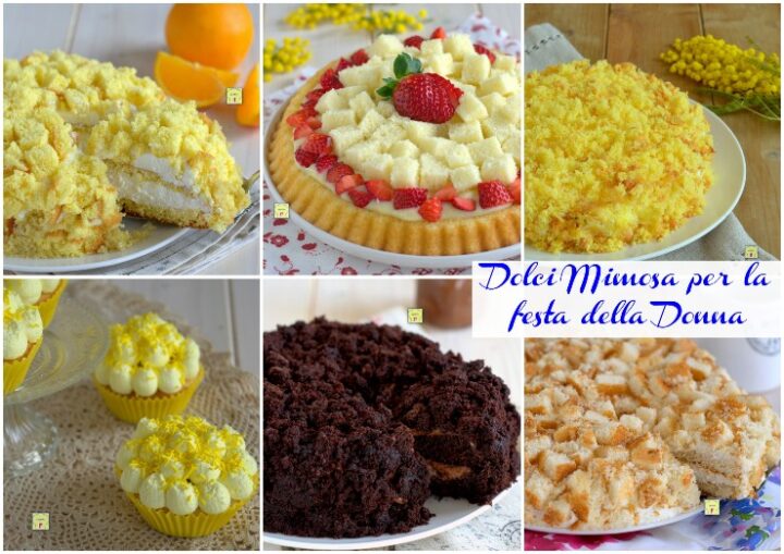 Dolci Mimosa per la festa della Donna semplici facili irresistibili