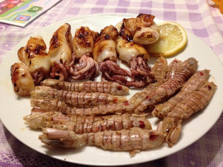Calamari e Cicale di mare