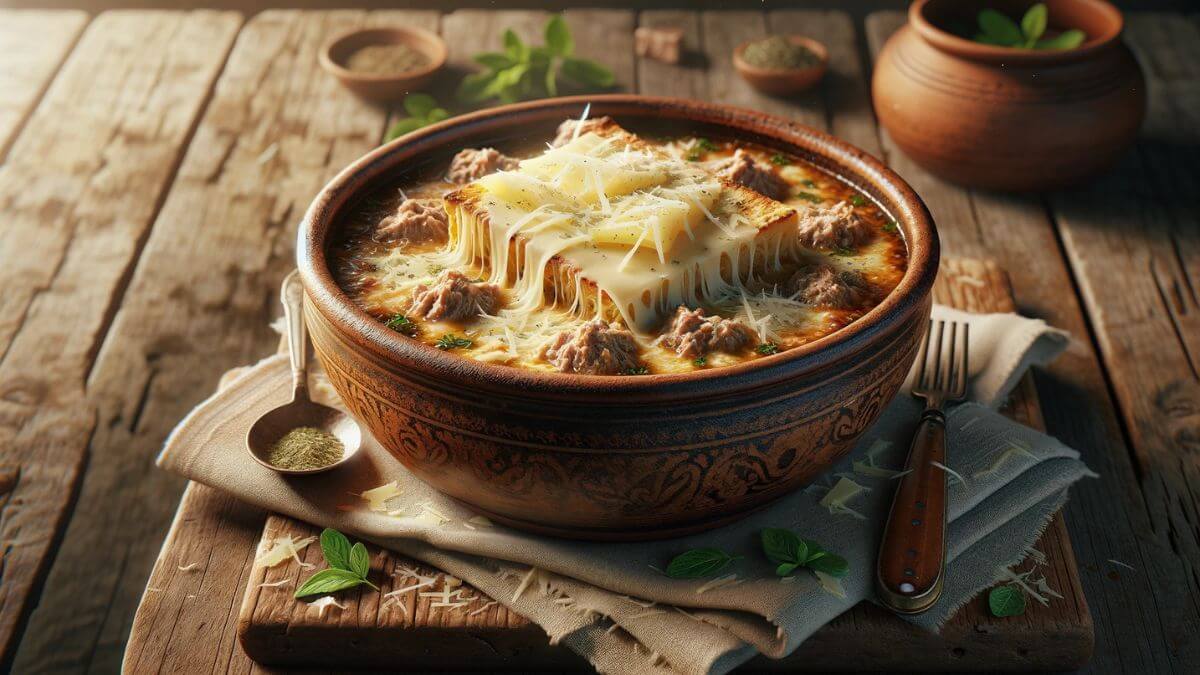 Zuppa Gallurese: ricetta sarda con pane carasau - Dolci e Salate Fantasie