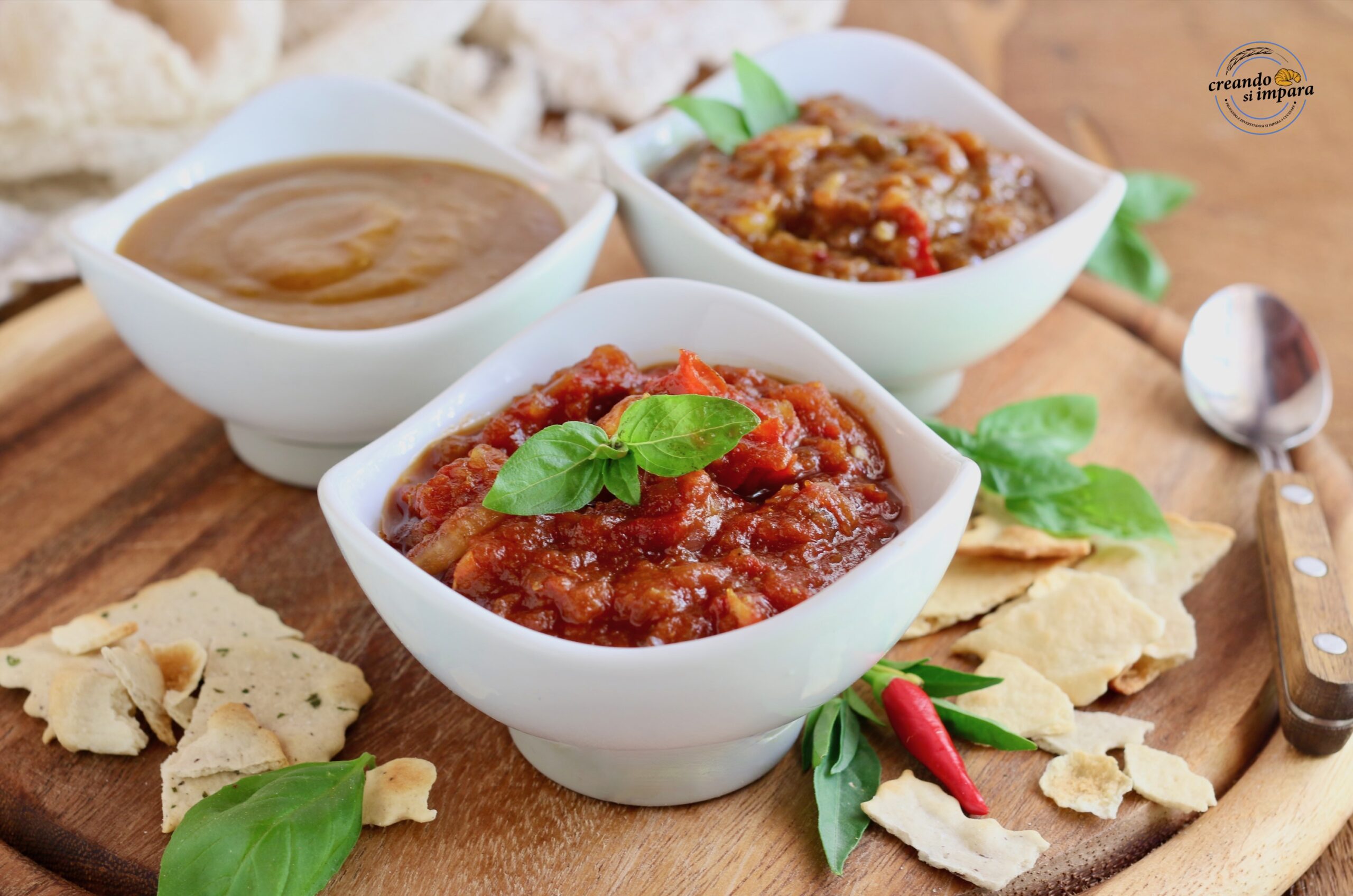 Chutney in 3 varianti - creando si impara