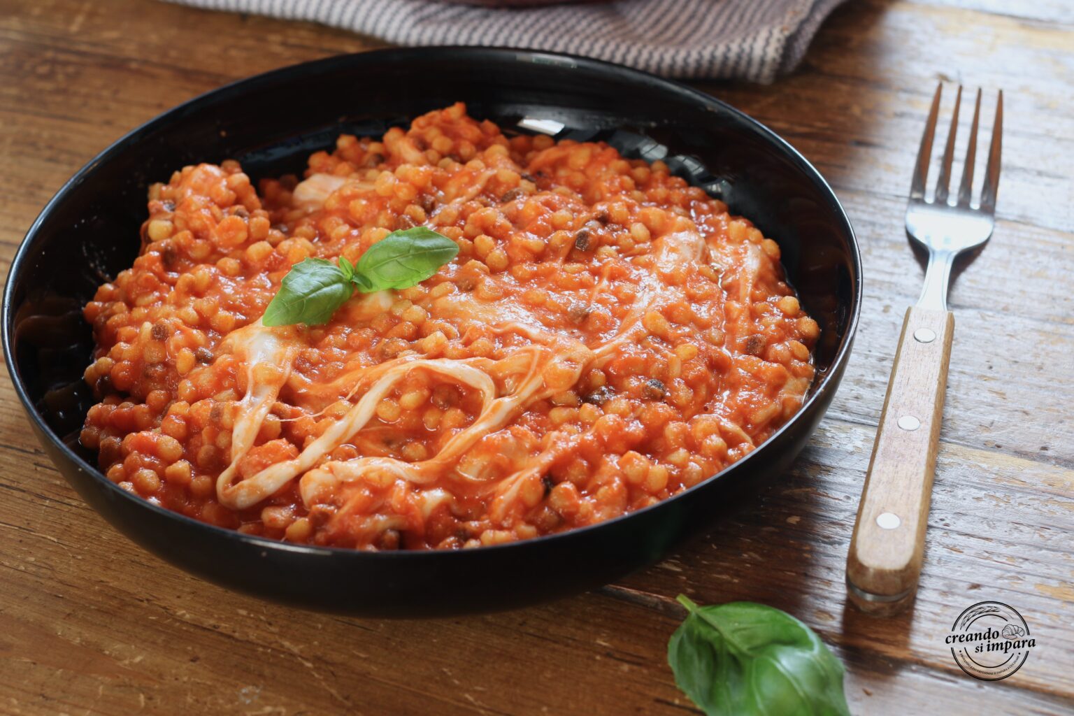 Fregula alla pizzaiola - creando si impara