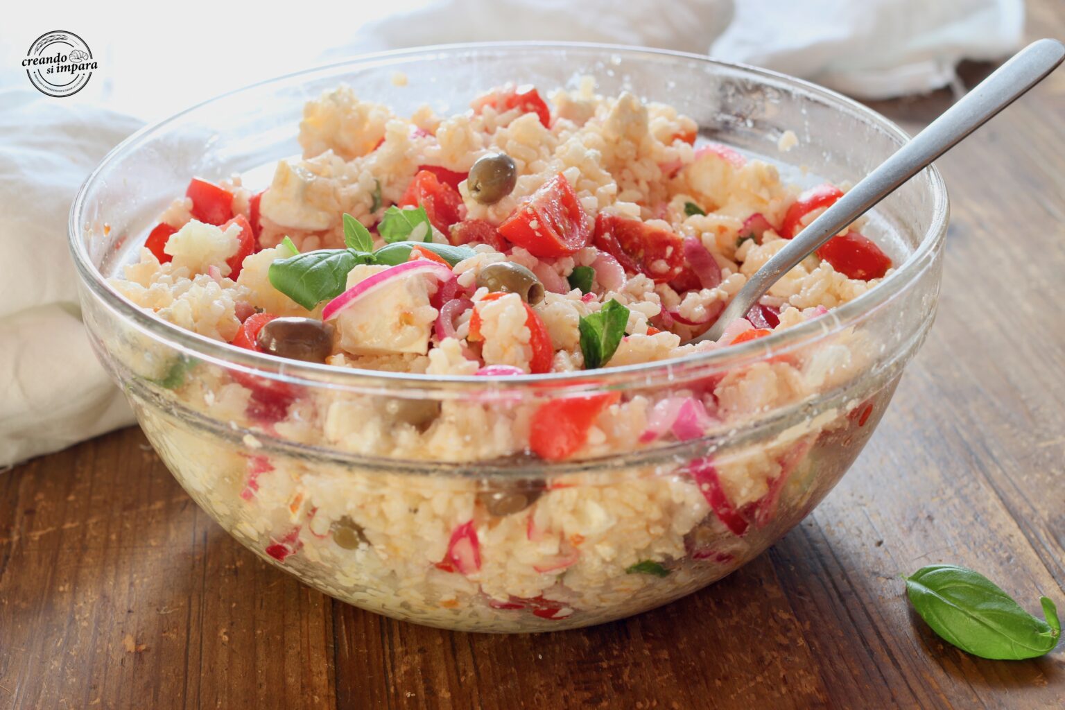 Insalata di riso alla greca - creando si impara