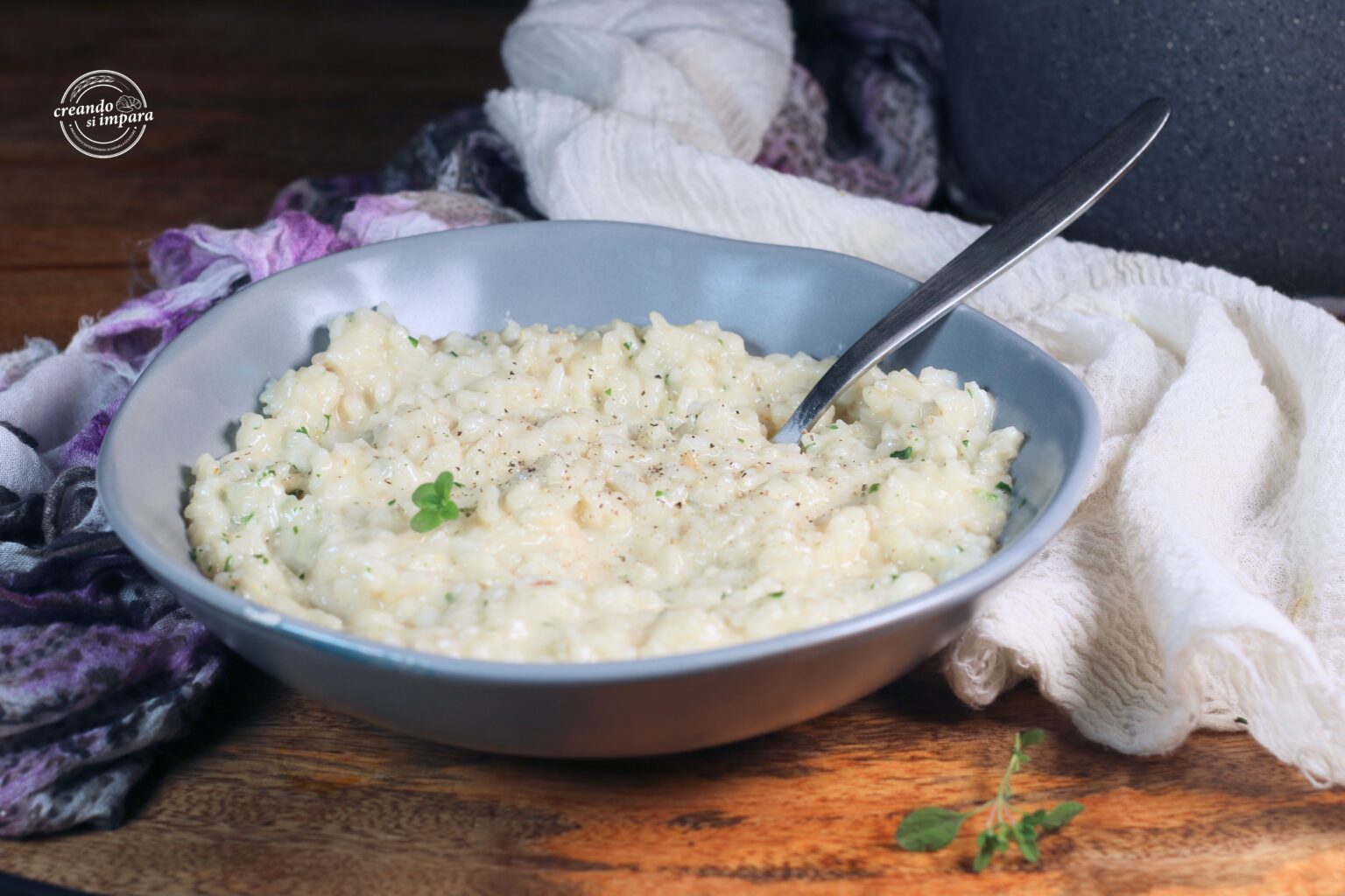 Risotto al taleggio - creando si impara