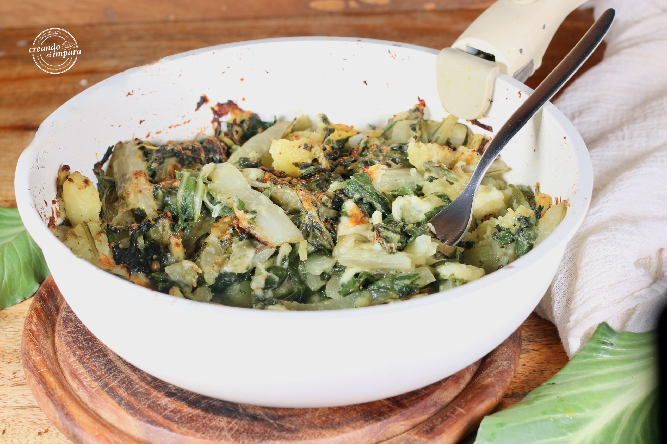 Bietole e patate al forno - creando si impara