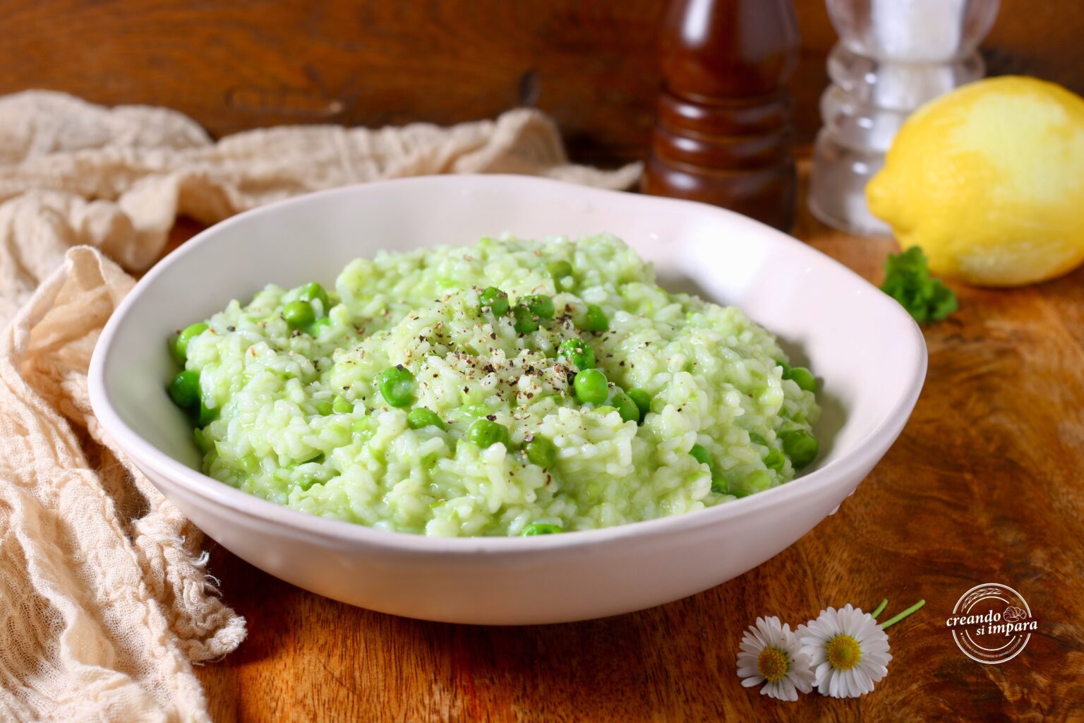 Risotto con piselli - creando si impara