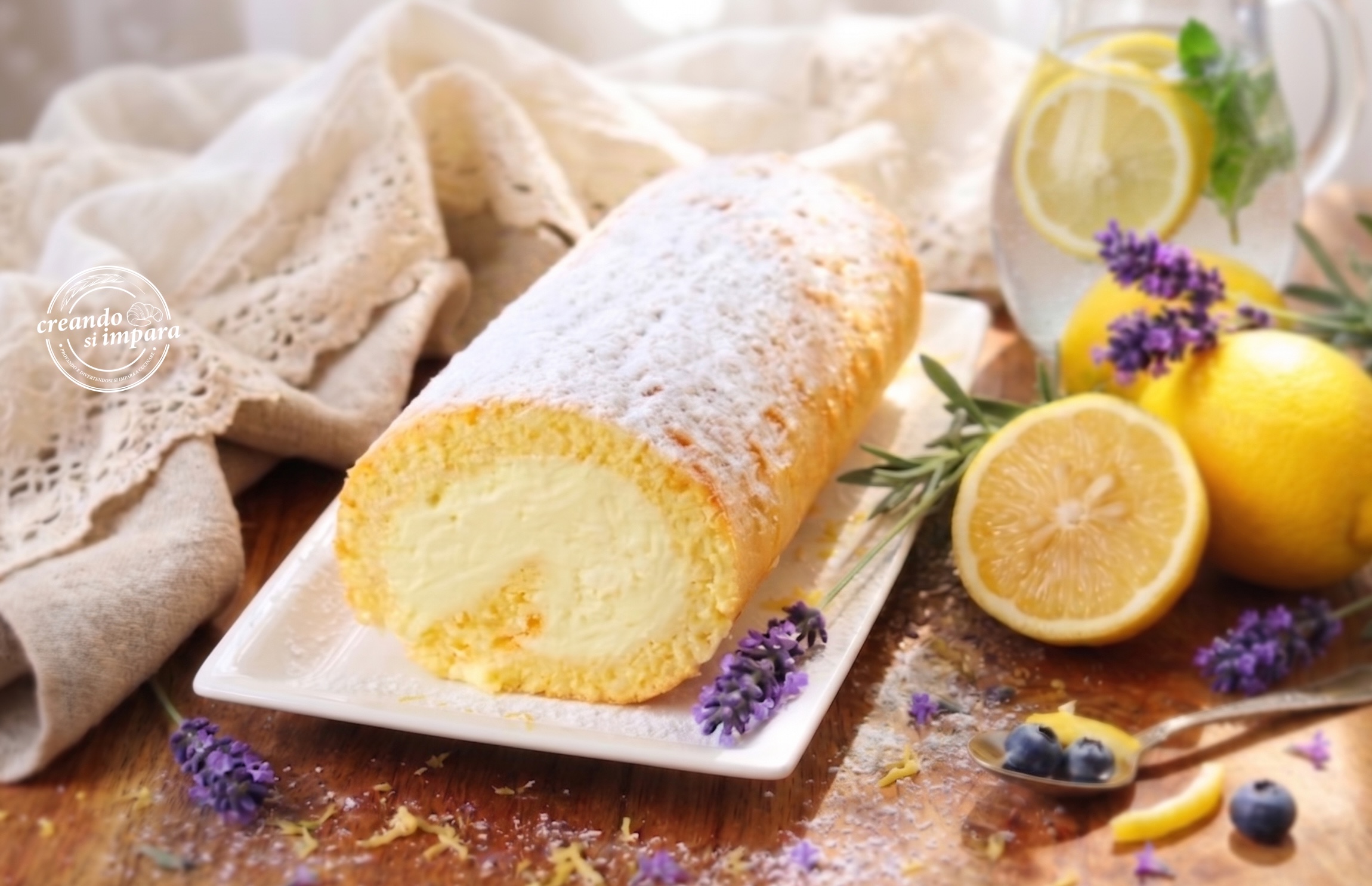 Rotolo Al Limone E Mascarpone: Ricetta Facile